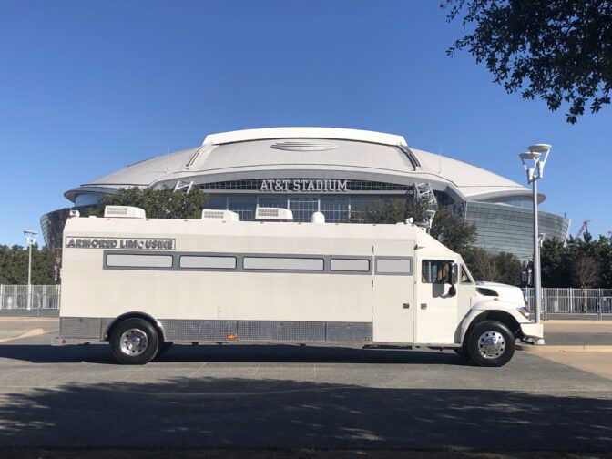 Armored Car Limo Bus - #1 Bullet Proof Over The Entire Vehicle!