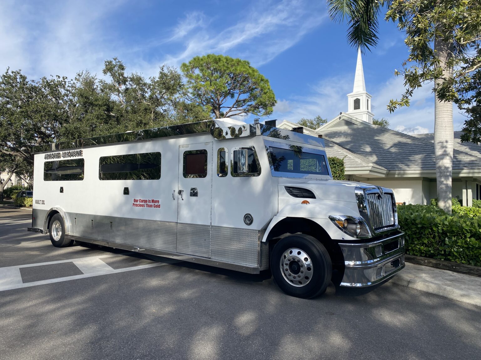 Armored Car Limo Bus - #1 Bullet Proof Over The Entire Vehicle!